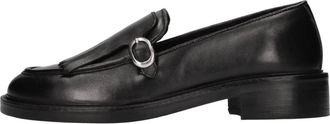 Emanuelle Vee Femme, Chaussures, Noir, Taille: 38 EU Mocassin en cuir