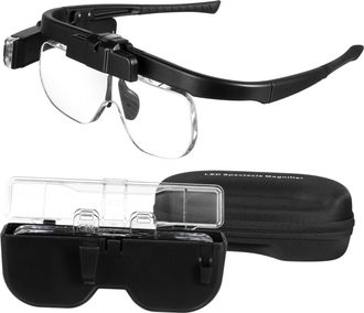 Hemobllo Vergrösserungsglas Mit Licht Led-Lupe Freihändige Lupe Für Klare Betrachtung Kleiner Objekte Mit Heller Beleuchtung Und Wiederaufladbarem Design Für P