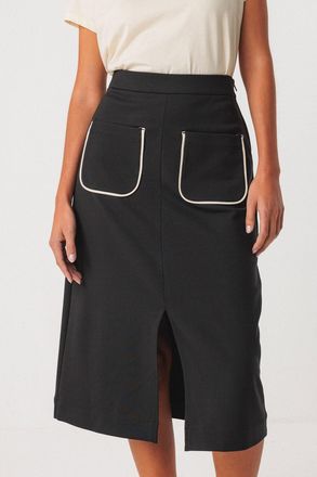 SKFK Damen vegan Rock Eza Schwarz