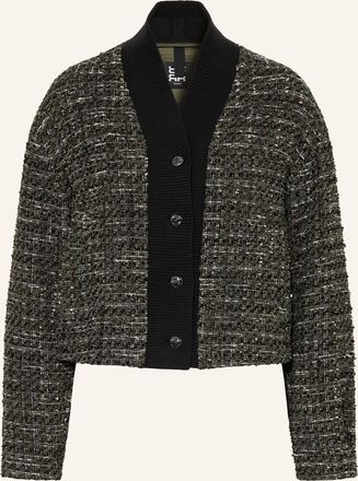 Riani Riani Kastenjacke Aus Boucl&eacute; Mit Glitzergarn gruen