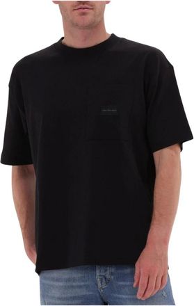 Calvin Klein Herren, Oberteile, Schwarzk, SGr&ouml;&szlig;e