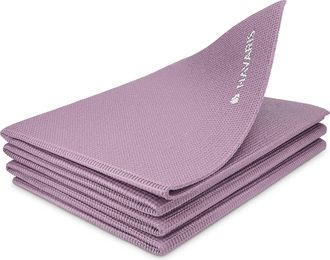 Navaris Klappbare Yoga Matte Fitnessmatte - 4mm Sportmatte Fitness Pilates Sport Gymnastikmatte rutschfest - Reise Yogamatte faltbar