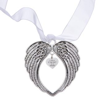 SOLUSTRE Weihnachts Engelsfl&uuml;gel Anh&auml;nger aus Leichtem Stoff mit Band Engelsfl&uuml;gel Dekoration f&uuml;r Basteln Baumschmuck und Partydeko