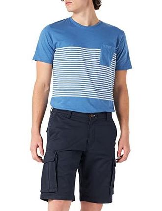 GANT Relaxed Twill Cargo Shorts, Marine, 34 Homme