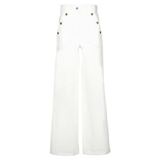 Max Mara Damen, Hosen, Wei&szlig;, 3XSGr&ouml;&szlig;e