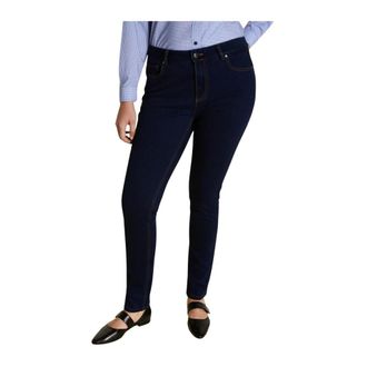 Marina Rinaldi Idem Pantalone en Denim - Femme - Jeans - Bleu - Taille: 46 FR