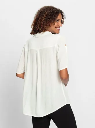 Witt Klassische Bluse Schlupfbluse Kurzarm