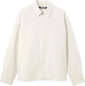 Jacquemus Homme, Chemises, Blanc, Taille: S La Chemise Mecano
