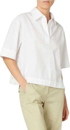 Paul Smith Femme, Tops, Blanc, Taille: 40 FR Chemisette Seersucker