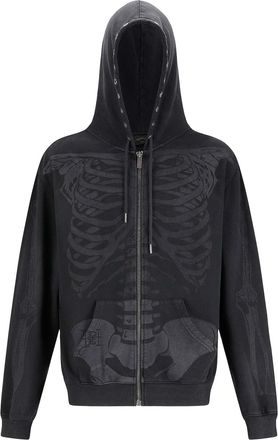 Ed Hardy Sweatjacke Skelett in S&auml;ure