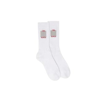 Casablanca unisex, Sous-v&ecirc;tements, Blanc, Taille: M Chaussettes de tennis