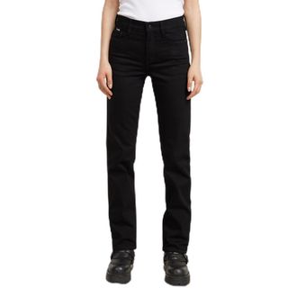 G-Star Damen Strace Straight Jeans, Schwarz (Pitch Black D23951-B479-A810), 31W / 34L