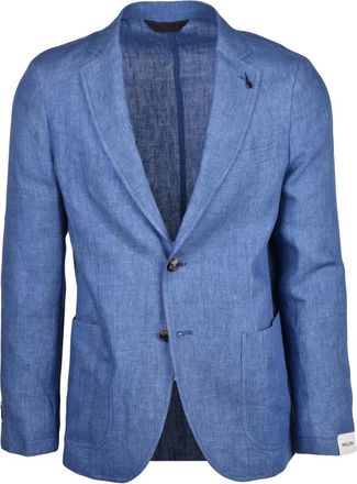 Paoloni Homme, Vestes, Bleu, Taille: L Giacca Stondata