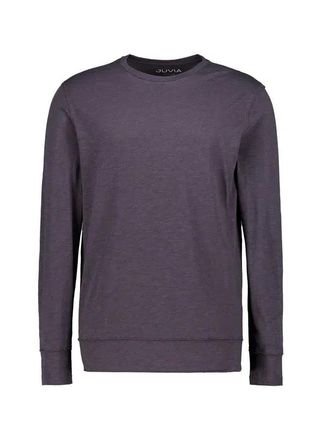 Juvia Herren Longsleeve grau Baumwolle