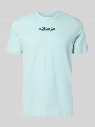 s.Oliver Red Label Regular Fit T-Shirt aus reiner Baumwolle