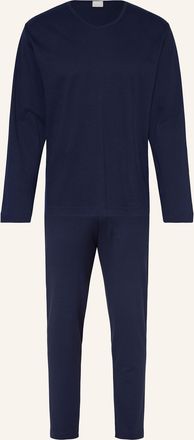 Mey Mey Schlafanzug Serie Melton blau