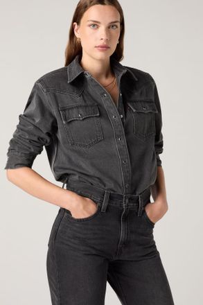 Levi's 80s Western Lightweight Shirt - Damen - Schwarz / Schwarz