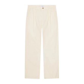 Les Deux Romeo Pleated Chino - - Trousers - Herren - Wei&szlig; - W30