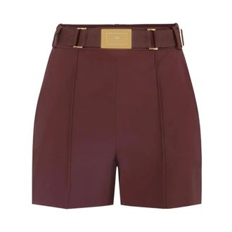 Elisabetta Franchi Damen, Shorts, Braun, XSGr&ouml;&szlig;e