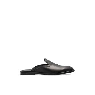 Ferragamo Homme, Chaussures, Noir, Taille: 42 EU Mules Tampa en cuir