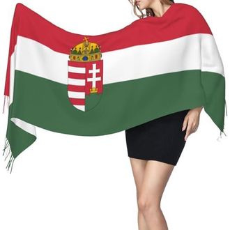Generic Embl&egrave;me De La Hongrie Femme Etole Longue Scarf Douce &Eacute;charpe Pour Hiver Automne Cadeau Mariage