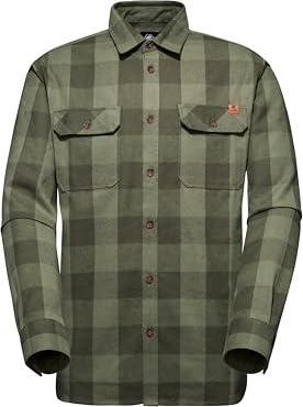 Mammut Tamaro Longsleeve Shirt Men, Marsh-Dark Marsh, s Hommes