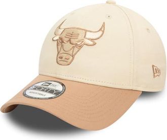 New Era 9Forty Strap Cap - Colour Block Chicago Bulls Beige