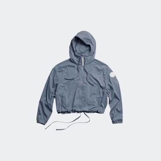 Canada Goose Leichte Kaslo Jacke mit kurzer Passform und White Label (Weiblich, Light Ozone Blue, M)
