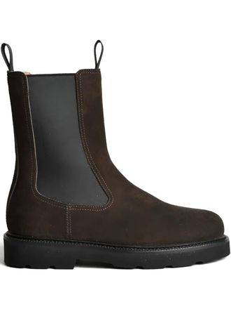 Henderson Baracco Wildlederstiefel mit Lasche - Braun