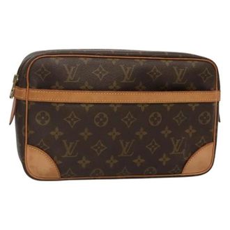 Louis Vuitton Pre-owned Canvas clutches - - Pre-owned - Damen - Braun - ONE SIZE