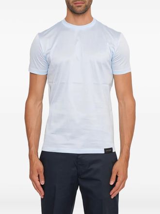 low brand t-shirt &agrave; col rond - Bleu