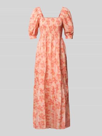 Moves Midikleid mit Karree-Ausschnitt Modell Aleah