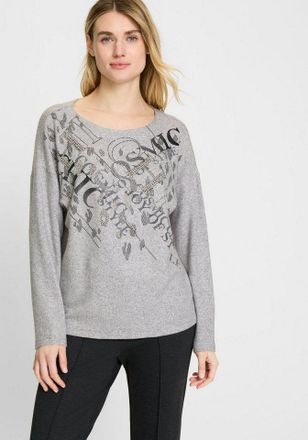Olsen Sweatshirt (1-tlg) mit Rundhalsausschnitt