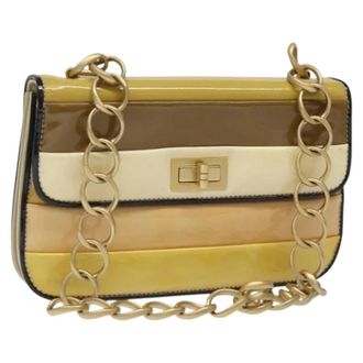 Chanel Sac bandouli&egrave;re vintage Pre-owned - Femme - Pre-owned - Jaune - Taille: ONE Size
