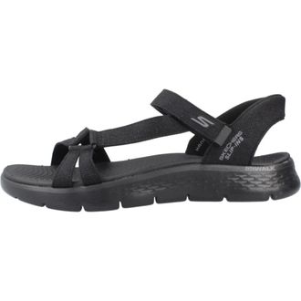 Skechers Femme, Chaussures, Noir, Taille: 41 EU Sandales Flex pour Confort de Marche