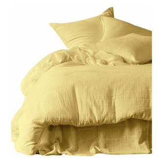 Haomy Housse de couette Dili en voile de coton Haomy