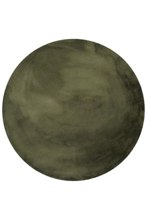 Esprit Hochflorteppich Esp-4377-07, Olivgr&uuml;n, Textil, Uni, rund, Oeko-Tex Standard 100, strapazierf&auml;hig, Teppiche & B&ouml;den, Teppiche, Hochflorteppiche & Shagg
