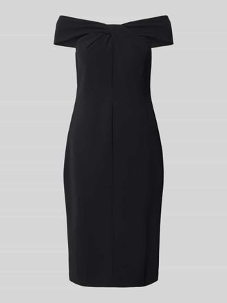 Lauren Ralph Lauren Knielanges Cocktailkleid mit Knoten-Detail Modell TAKOTA