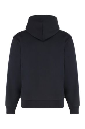 Burberry Mens Hoodie Cotton Full-Zip Black Top