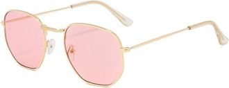 Generic Lunettes De Soleil En M&eacute;tal For Hommes Et Femmes Sport Plein Air(Pink)