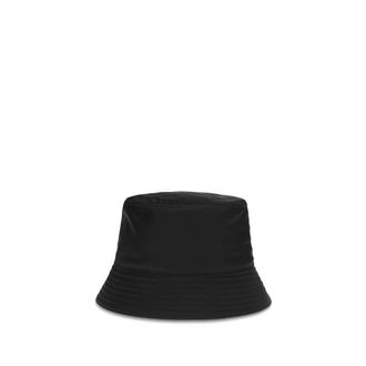 Prada Mens Black Recycled Polyamide Bucket Hat