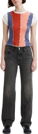 Levi's Womens 501 90s Regular OR Straight, Stitch School, 28W / 34L