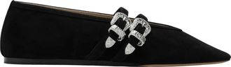 Le Monde Beryl Spitz zulaufende Ballerina Flats - - Shoes - Damen - Schwarzk - 37 EU