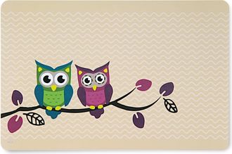 KESPER Platzset EULEN aus Polypropylen/Untersetzer