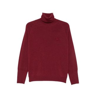 Ermanno Scervino Col roul&eacute;s - Femme - Pulls - Rouge - Taille: 34 FR