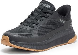 Skechers Baskets à Enfiler Mains Libres Bobs Squad 4 pour Homme, Noir, 48.5 EU