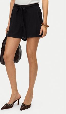 Vero Moda Stoffshorts Menny 10323630 Schwarz Regular Fit