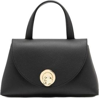 Coccinelle Top Handle Tasche Schwarz/Kognak