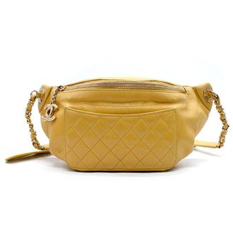Chanel Lambskin Bi Quilted Classic Waist Bag
