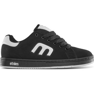 Etnies Callicut - Heritage-Skate-Stil, volumin&ouml;ser Look, chunky Vibe der 90er, verst&auml;rkte Cupsole, gepolsterte D&auml;mpfung, Alltagssneaker Black/White/Black 6.5